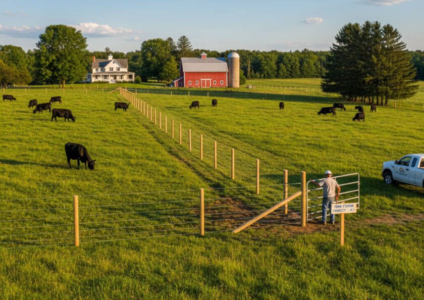 Farm Fence Installation in MA | Livestock & Agricultural Fencing | THE ...